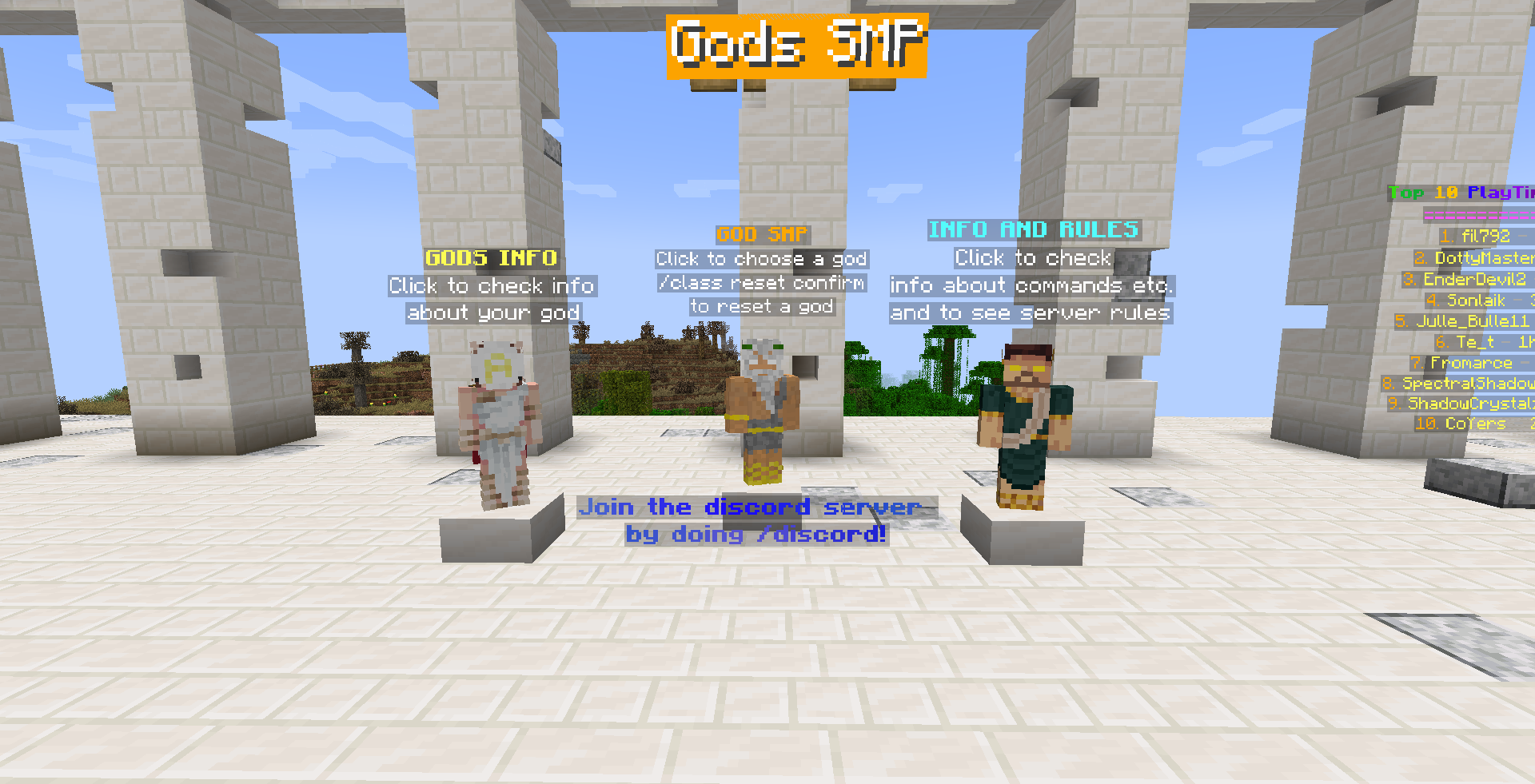GodSMP - Minecraft Survival Server IP