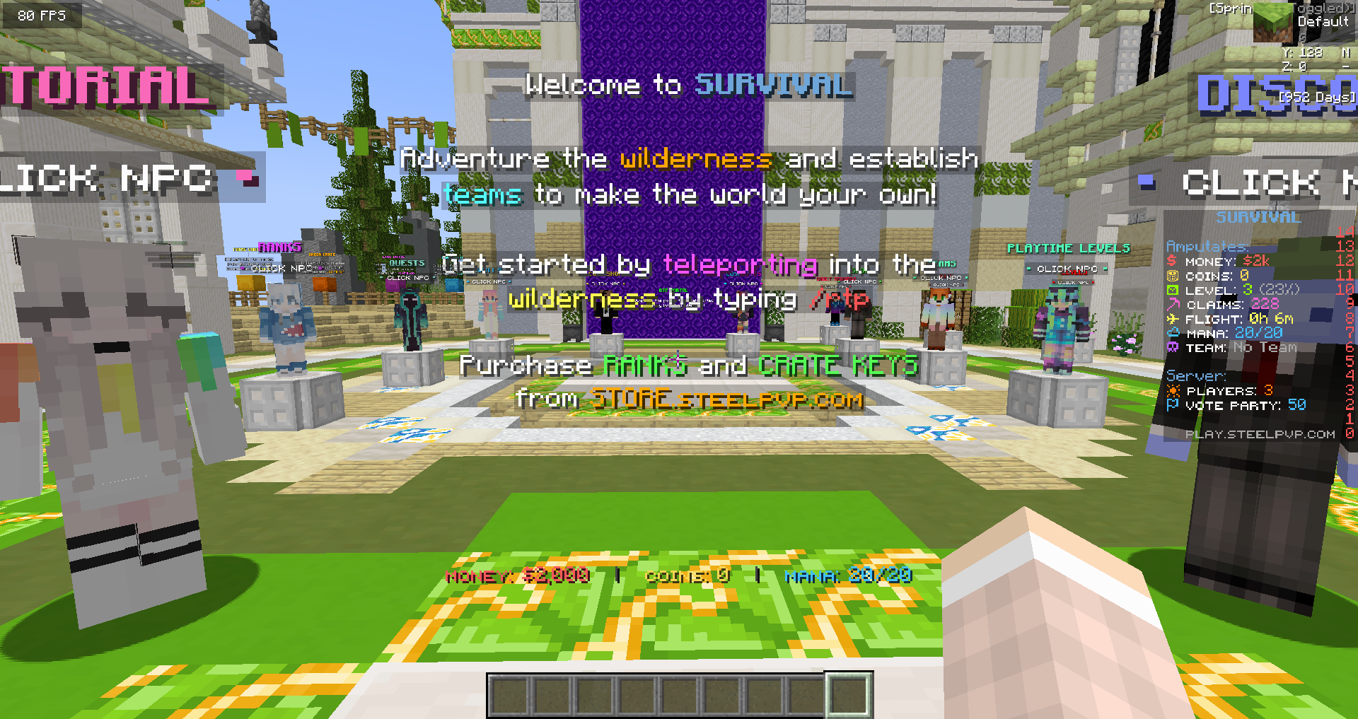 SteelPvP | SMP - Minecraft Survival Server IP