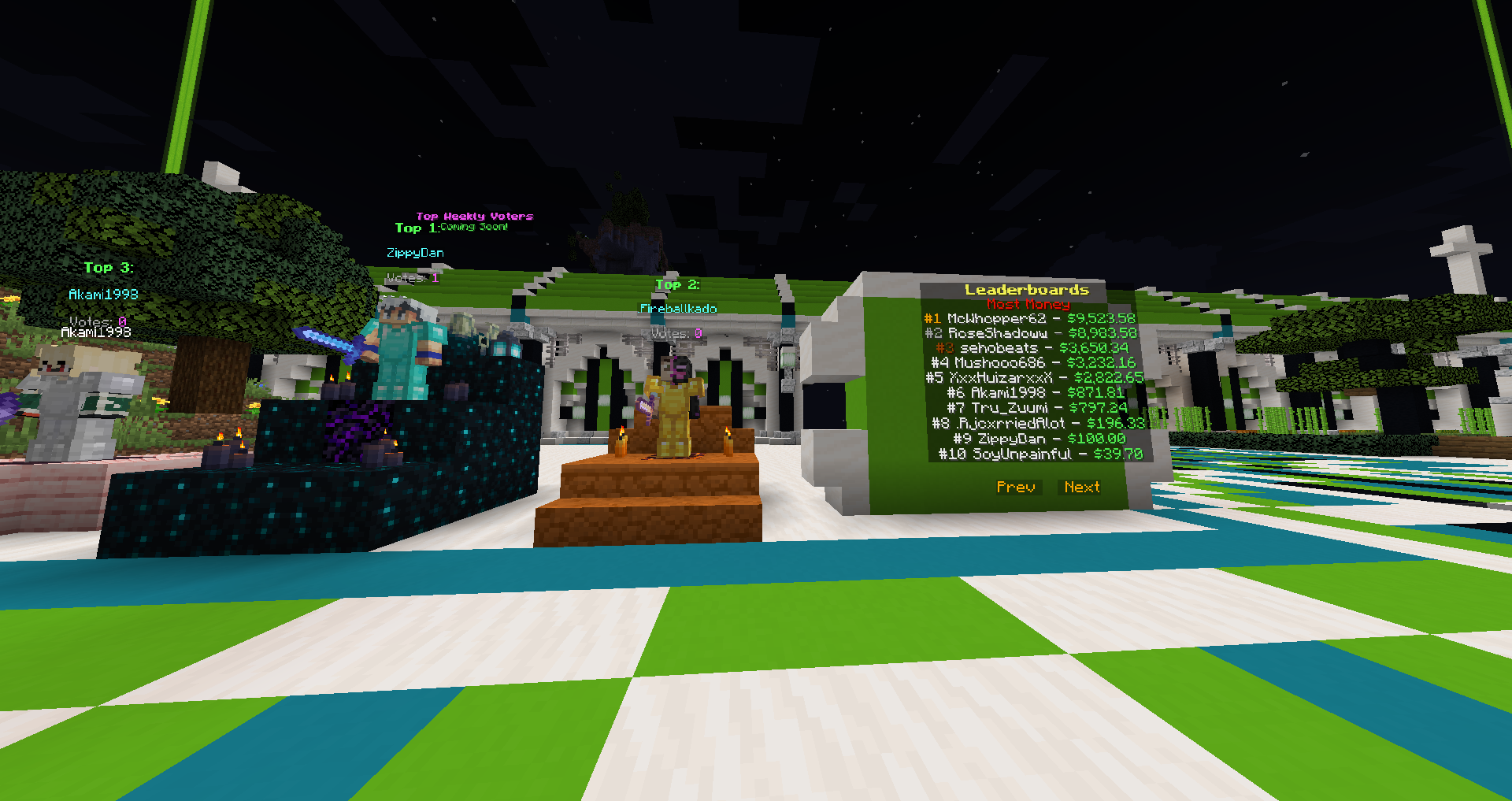 Kick Universe - Minecraft Survival Server IP