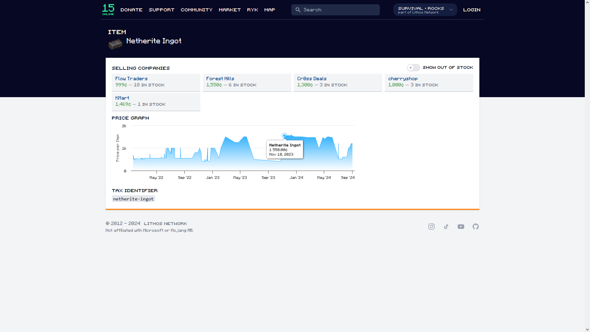 survival.rocks - Minecraft Survival Server IP