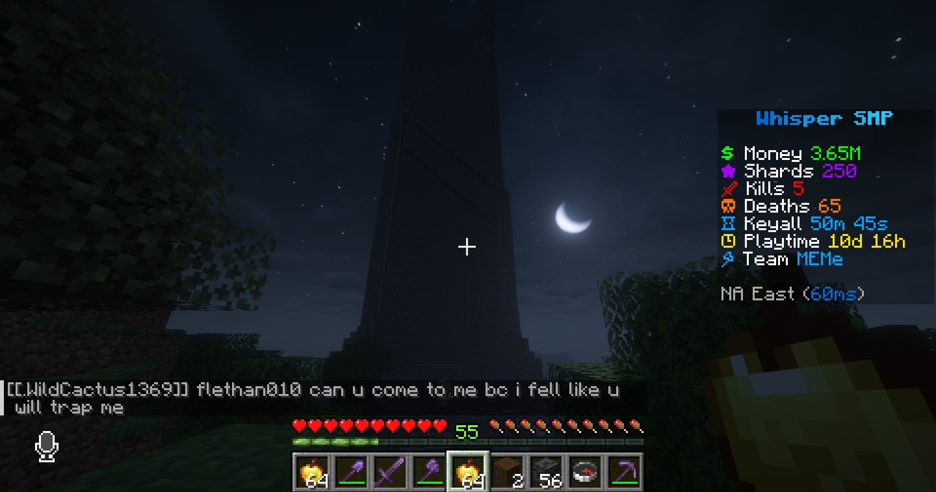 WhisperSMP - Minecraft Survival Server IP